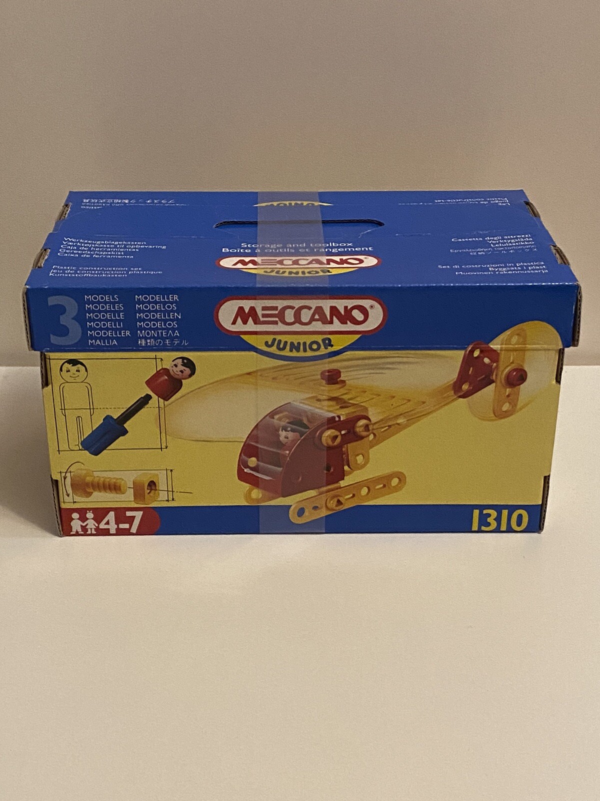 Vintage Meccano Junior 1310 - 3 Models In 1 - Factory Sealed - Very ...