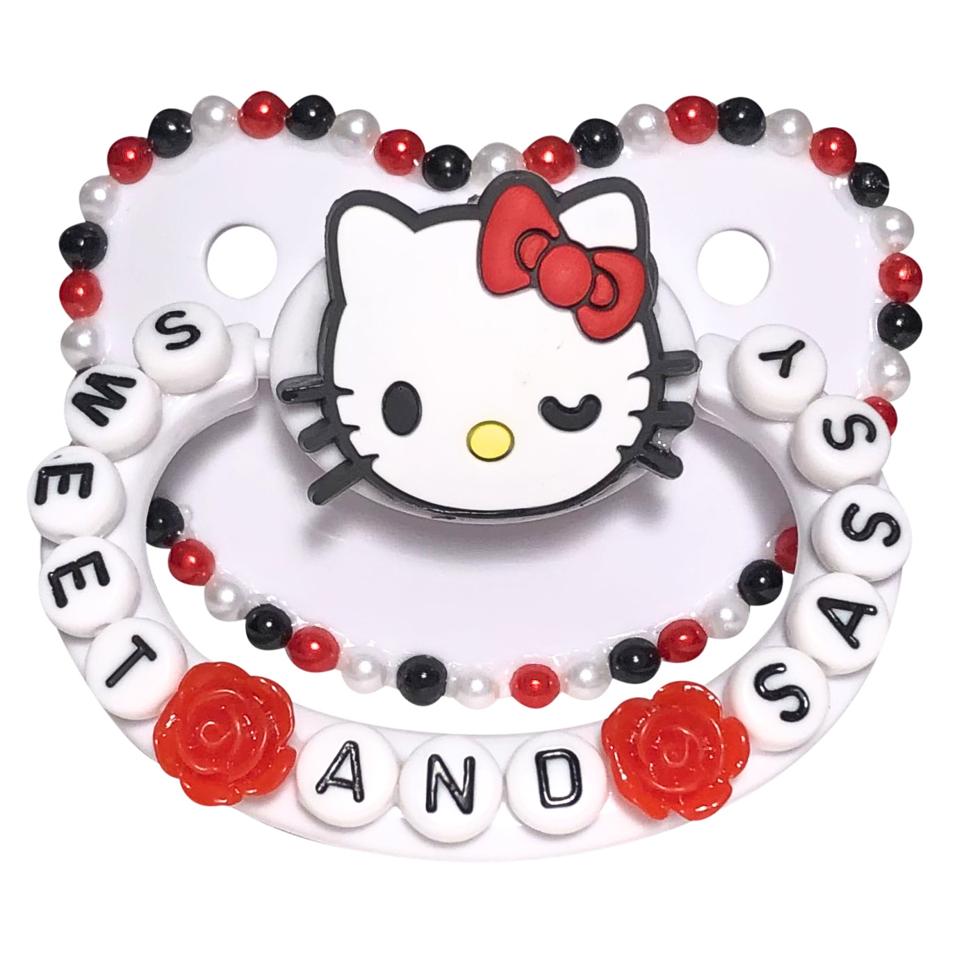 Baby Bear Pacis Adult Pacifier "Sweet and Sassy" Hello Kitty Adult Paci ...