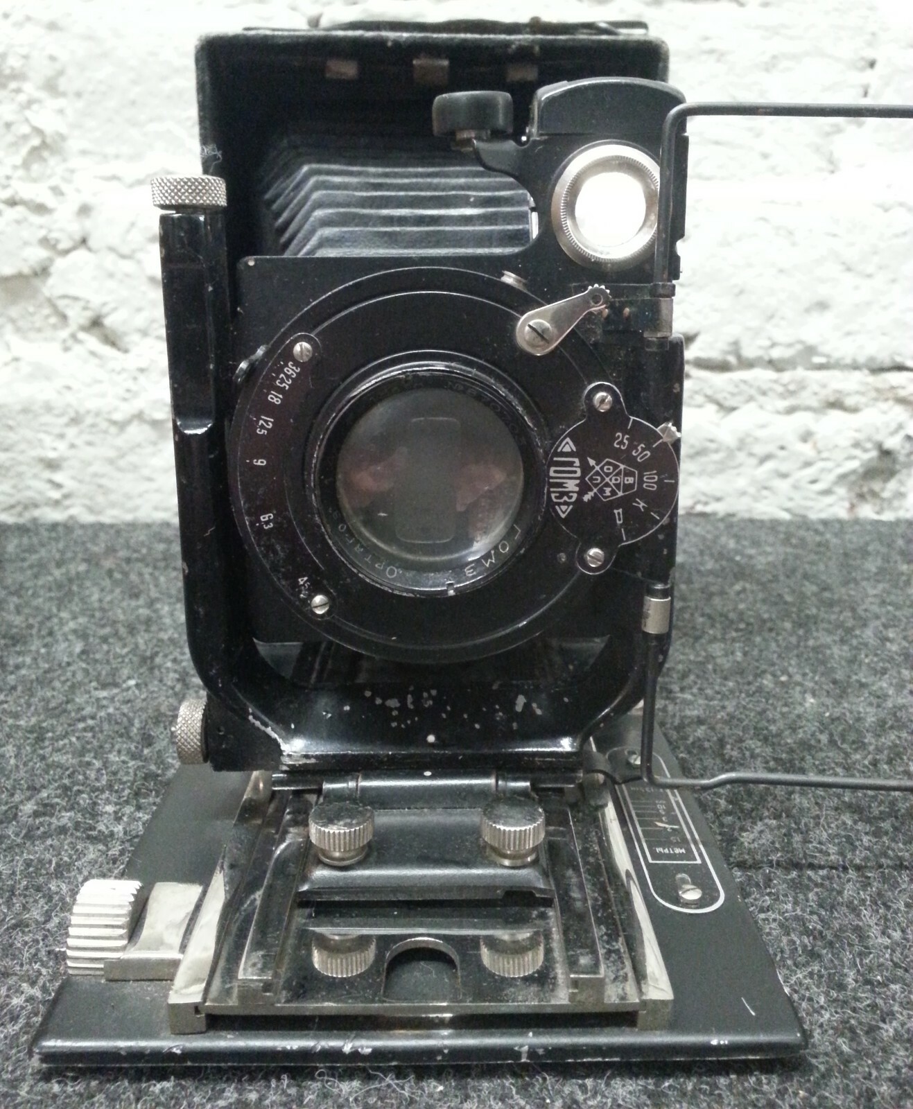 Lot of 3 Rare Vintage Folding Bellows Cameras. Adina / ROM3 / GOMZ ...