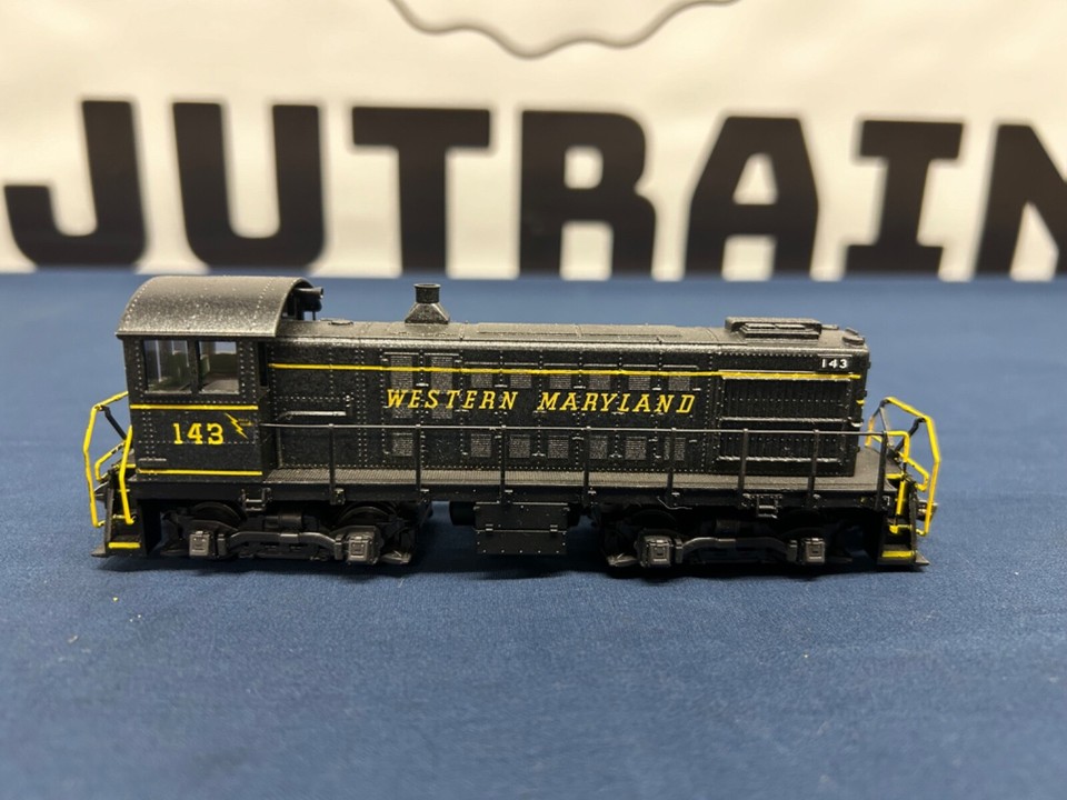 Atlas HO Western Maryland #143 S-4 Switcher Diesel Engine DC NO BOX | eBay