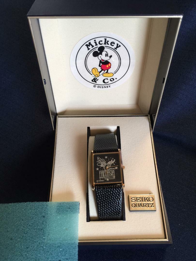 RARE VINTAGE SEIKO guarantee Fantasia Animated Musical