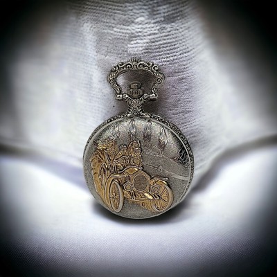J.S. James Becket London 1640 Pocket Watch with Vest-Belt Snake Chain ...