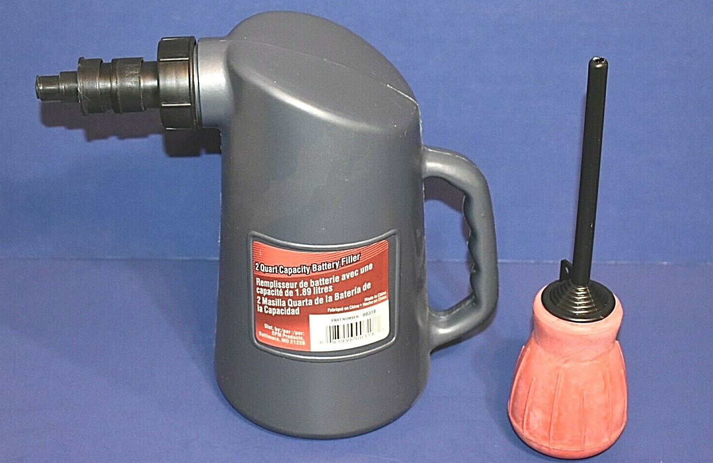 Battery Water Bottle + Filler Bulb Golf Cart Battery Filler Deep Cycle ...