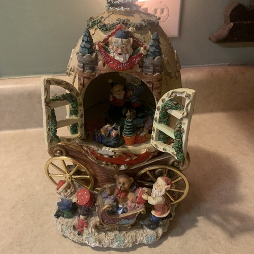 Christmas Carriage Music Box Vintage | eBay