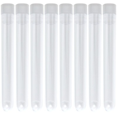 12x75mm Test Tubes and Caps Polypropylene Round BTM 5ml Vol KarterSci ...