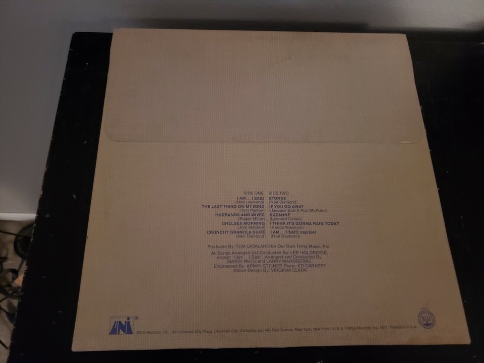 Neil Diamond - Stones, 12” Vinyl LP 1973 MCA Records | eBay