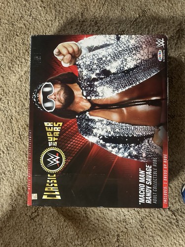 WWE Classic Super Stars Macho Man Randy Savage Adult Collectible Robe ...