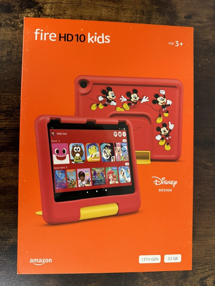 Amazon Fire HD 8 (10th Generation) Kids Edition 32GB, Wi-Fi, 8in - Red ...