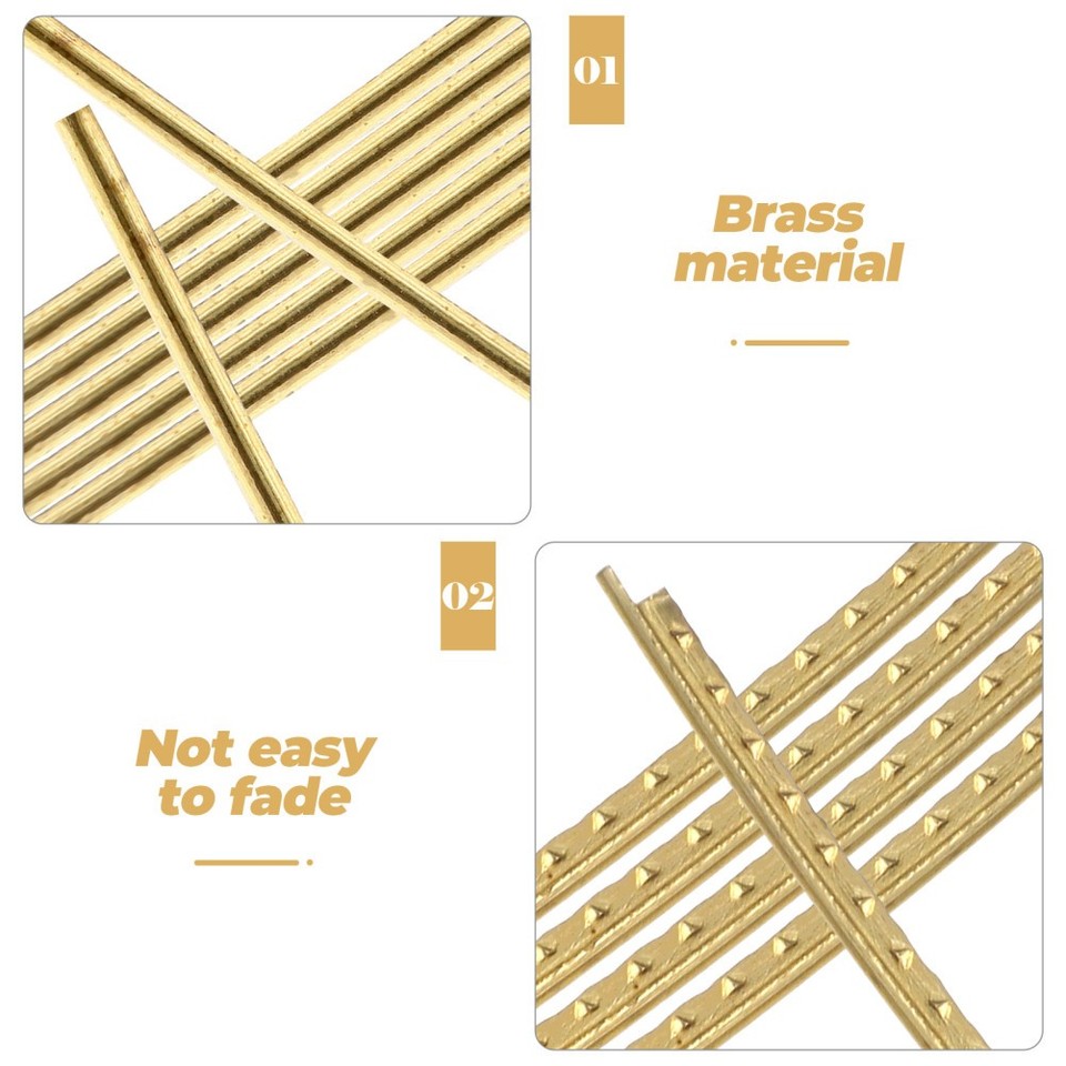 20pcs Classical Guitar Fret Wire Electric Guitar White Copper Frets ...