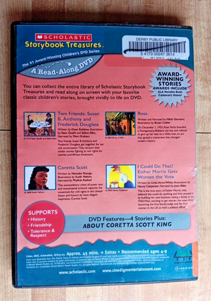Two Friends (DVD) Scholastic Storybook Treasures **VG** EX-LIBRARY OOP ...