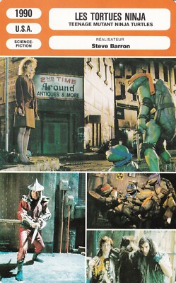 FICHE CINEMA : STEVE BARRON TORTUES NINJA (LES) 1990 | eBay