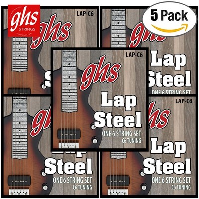 5-PACK GHS LAP-C6 Lap Steel Electric Guitar Strings with C Tuning | eBay