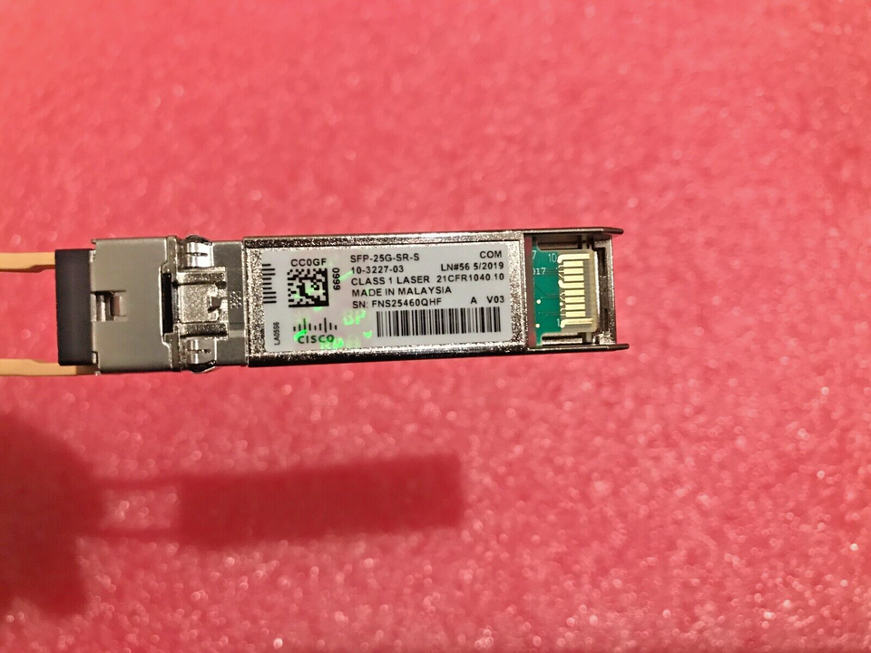 Cisco SFP-25G-SR-S 25GBASE-SR SFP28 850nm 100m MMF LC Transceiver ...