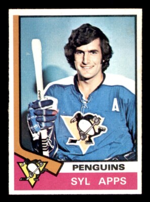 1974 Topps Hockey #13 Syl Apps NM/MT | eBay
