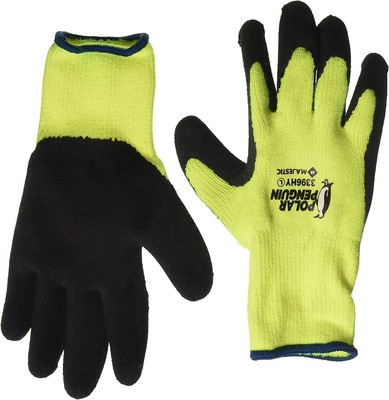 Majestic 3396HY Polar Penguin Winter Hi Vis Gloves Large 12 Pair | eBay