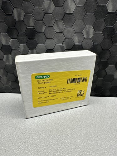 Bio-Rad 1653308 Mini Protean 3 System Short Glass Plates 5/pk for sale ...