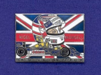 Nigel Mansell Formula One F1 Auto Car Racing Camel Elf Canon British ...