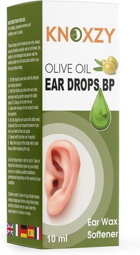 Olive Oil Ear Drops, Wax Softener Water Removal 10ml Ear Care Oil For ...