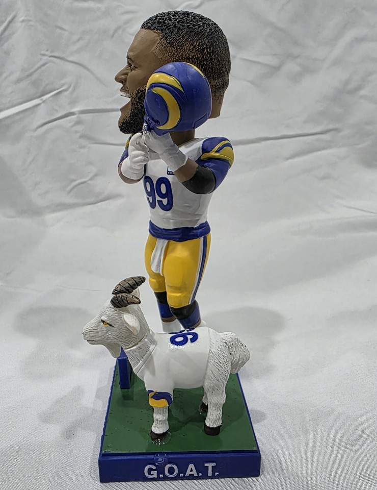 2025 Los Angeles Rams Aaron Donald Bobblehead THE GOAT 11/23/25 SGA | eBay