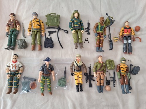 1988 GI Joe Vintage Tiger Force Complete Figures Full Set Lot of 10 ...