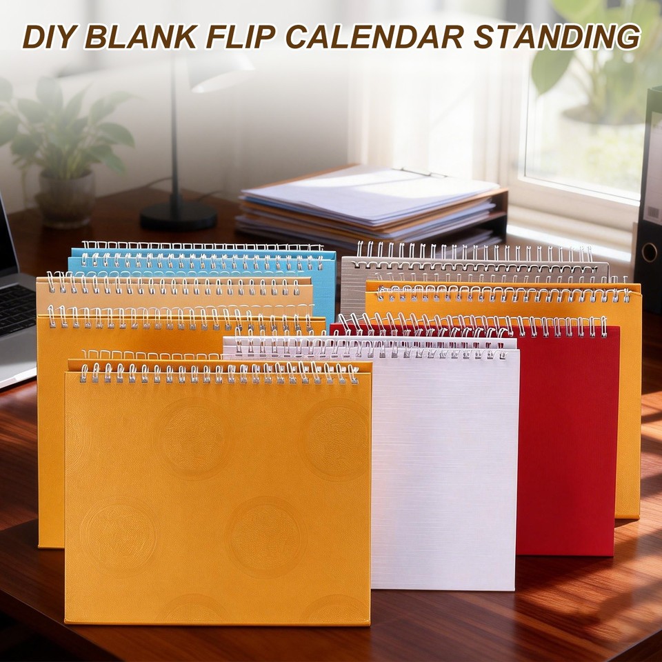 2 Pack Blank Desk Calendar Base, Desk Calendar, Red Auspicious | eBay UK