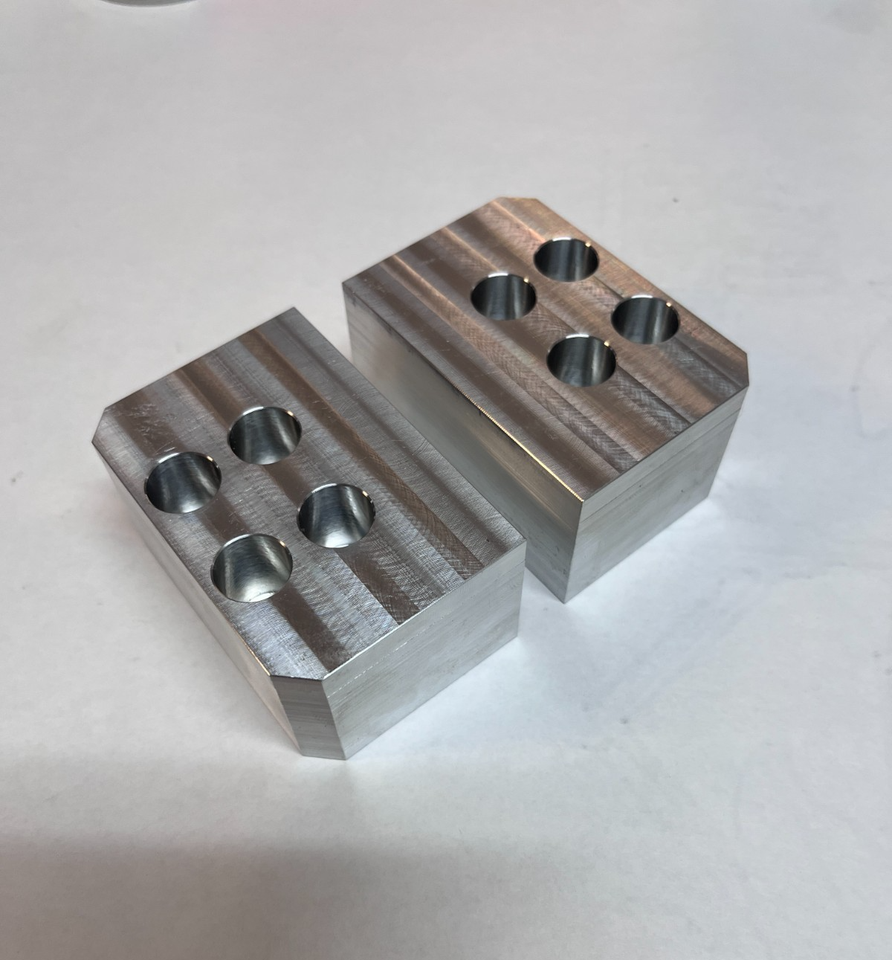Aluminum Soft Jaws for V75100X 5th Axis Self Centering Vise | eBay