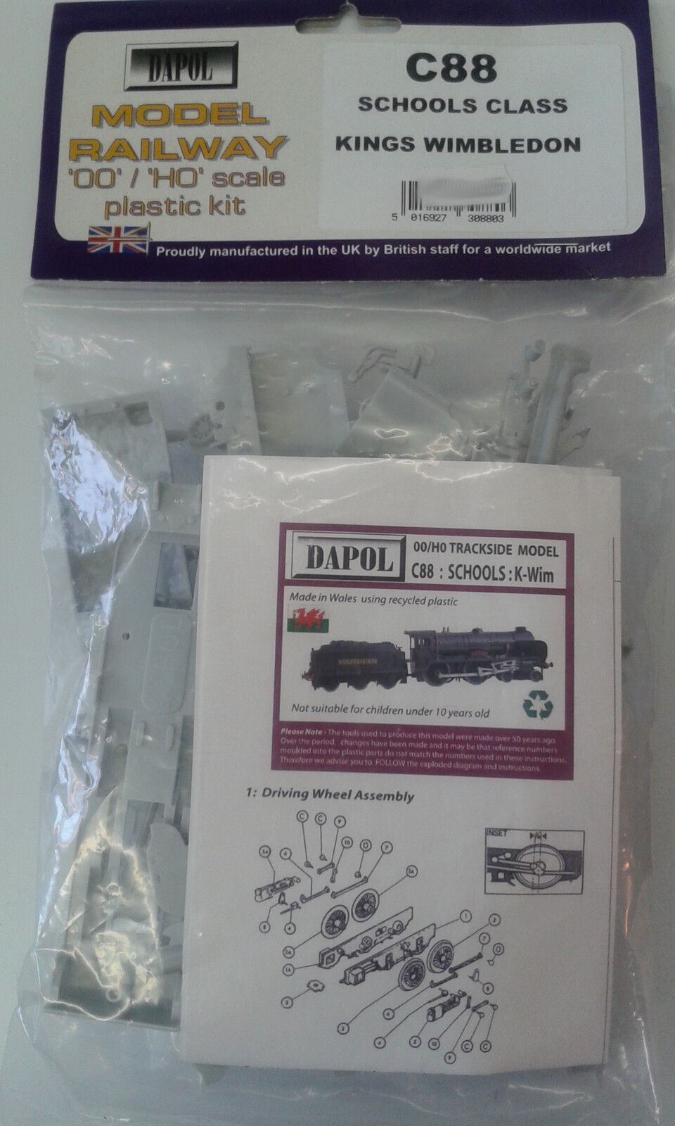 Schools Class-Kings Wimbledon Dapol Kitmaster C088 OO | eBay