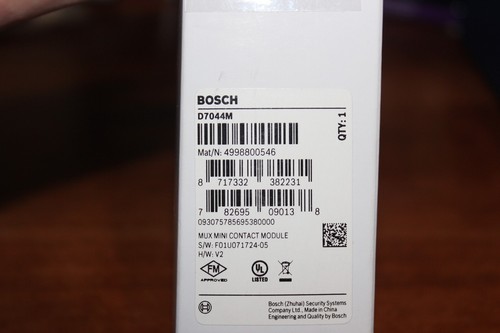 NIB Bosch D7044M Addressable Multiplex Single Input Fire Alarm Module ...