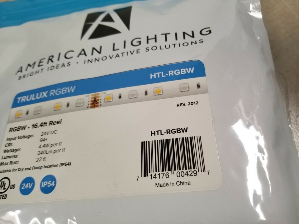 American Lighting LED Tape Light Strip 16.4 Feet (HTL-RGBW) | eBay