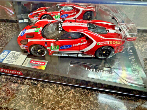 1 32 SCALE CARRERA 27699 FORD GT RED #67 DIGITAL UPGRADEABLE DISCT'D ...