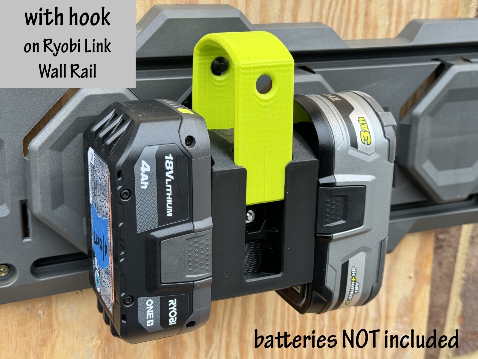Ryobi 18v One+ Battery Caddy Holds 2 batteries NO BATTERIES INCLUDED | eBay