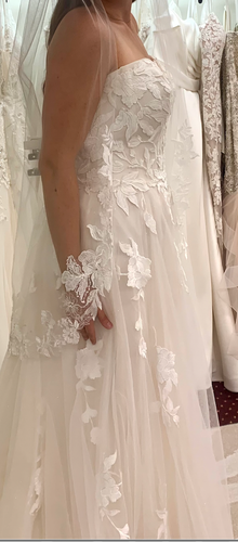 wedding dress and veil - Maggie Sottero Gown - Rebecca Ingram ...