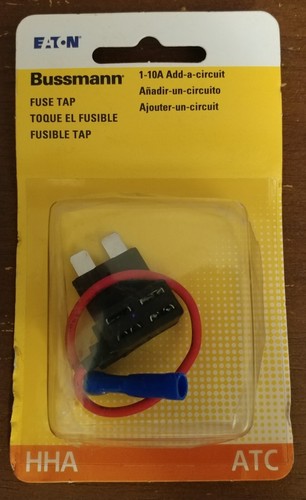 Bussmann Fuses Fuse Tap, 1-10A, HHA-ATC, Auto & Marine Application New ...