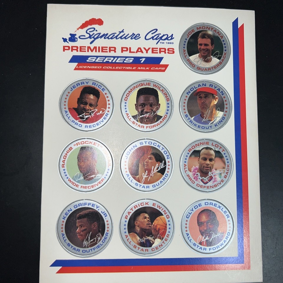 Signature Caps/Premier Players Collectable Milk caps 1993 W/ Louis ...