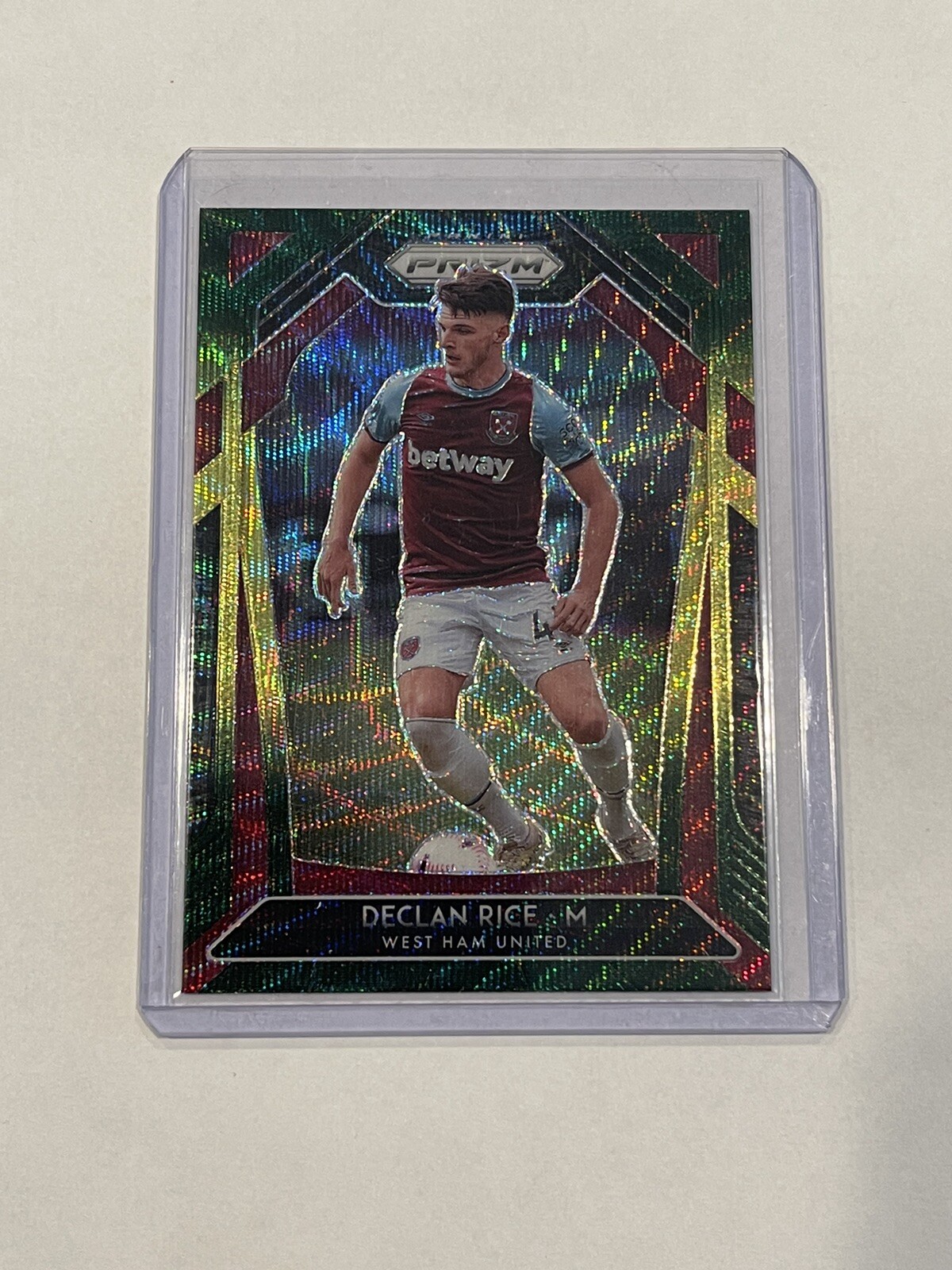 Declan Rice 2020-21 Panini Prizm EPL Multi Color Prizm West Ham Card ...