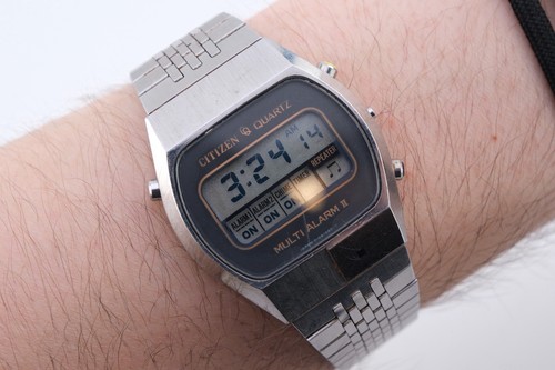 Vintage 1979 Citizen Multi Alarm 2 Men’s Digital LCD Watch | eBay