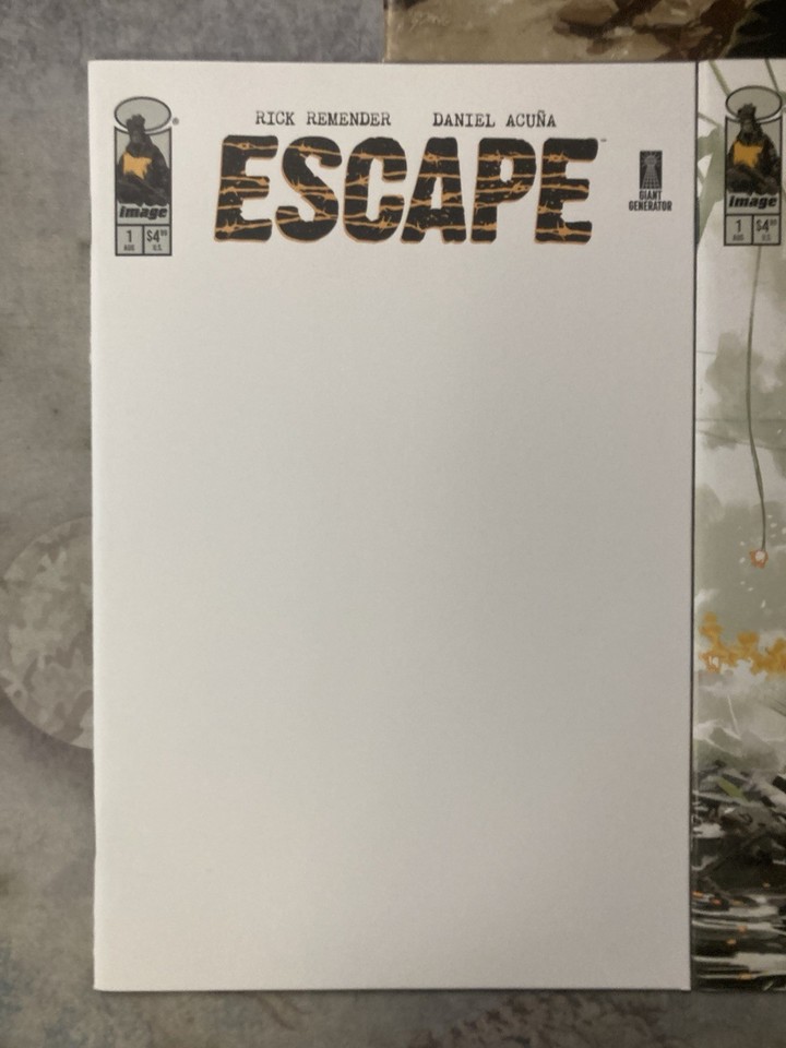 ESCAPE #1 SET X5 1:50,25,15 MOORE EPTING KALUTA REMENDER VARIANT COMIC ...