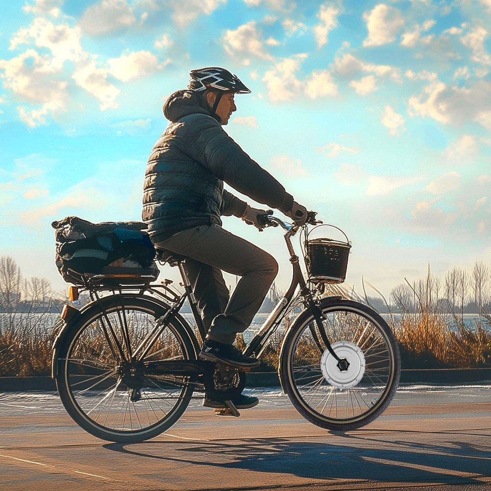 Yescom 24" Front Wheel E-Bike Conversion Kit 36V 750W Throttle ...