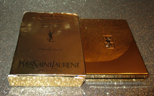 Yves Saint Laurent YSL Couture Blush Powder #4 CORAIL RIVE GAUCHE Coral ...