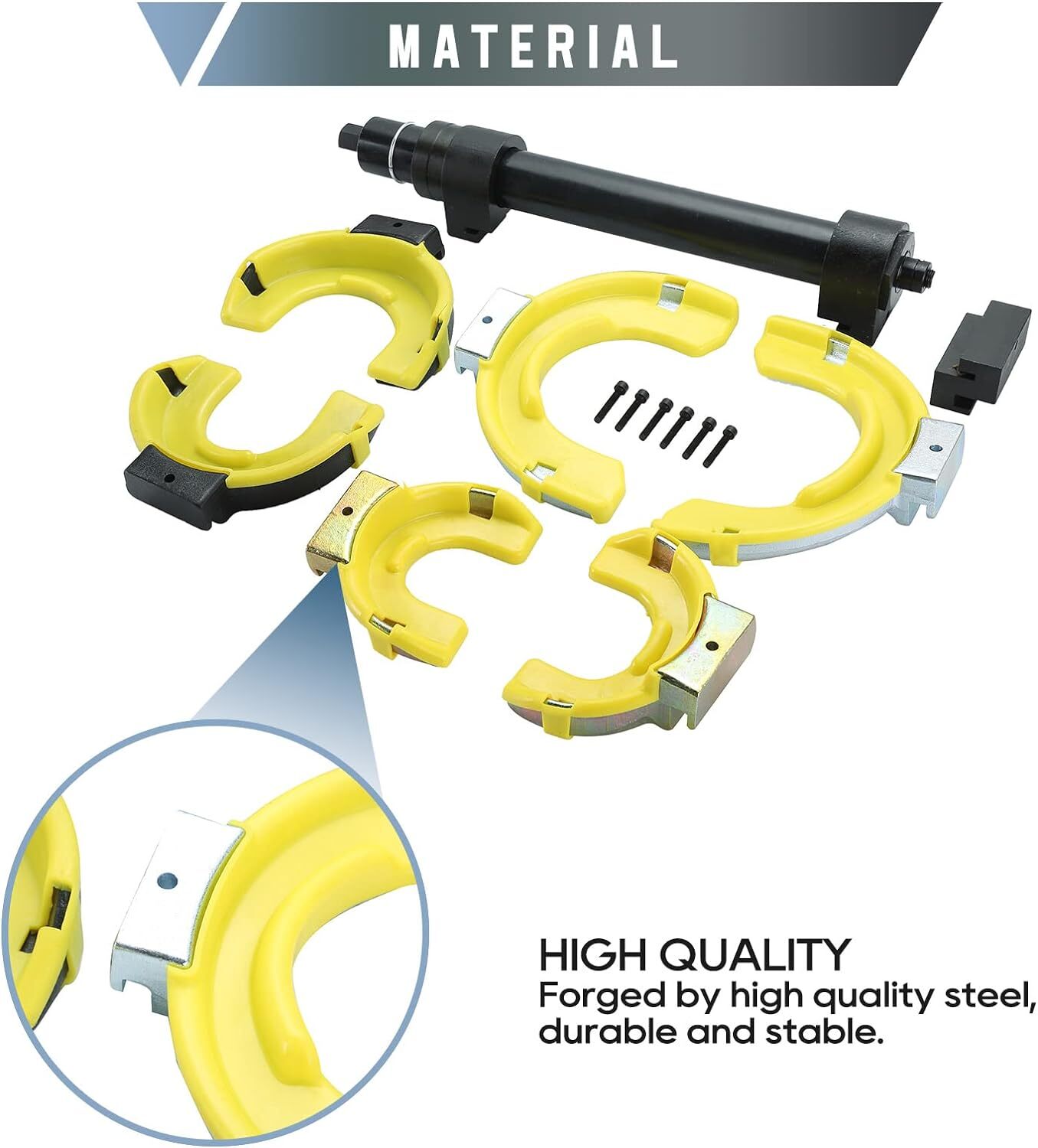 1000kg Macpherson Strut Coil Spring Compressor Dumper Extractor Yolk ...