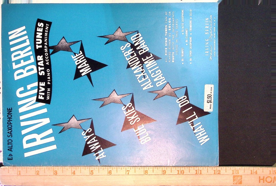 Irving Berlin, Always, Marie, Blue Skies, 1925 Vintage Sheet Music | eBay