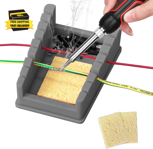 Upgraded Silicone Soldering Stand, Helping Hands Soldering Station ...