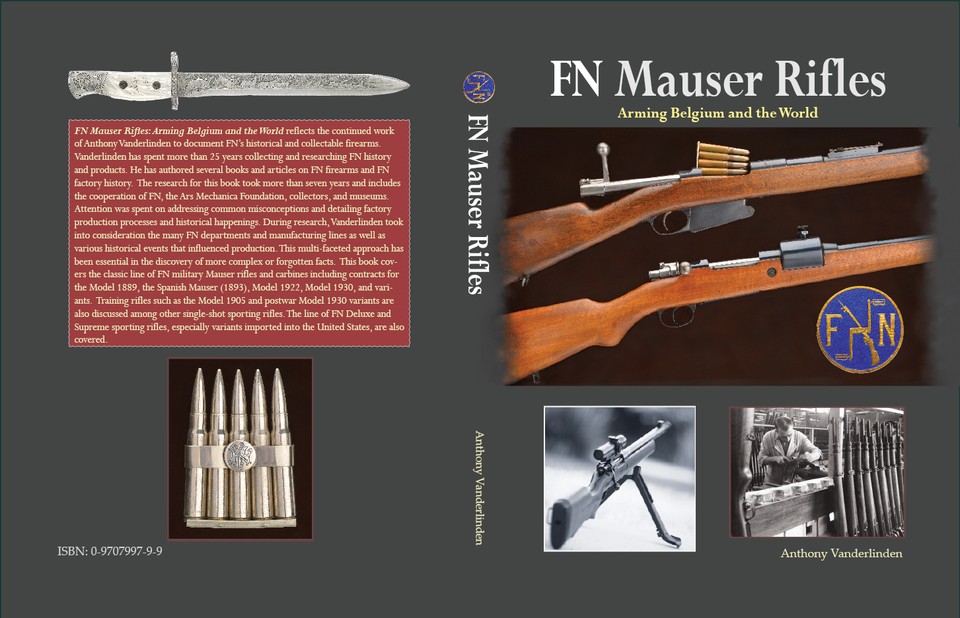 FN MAUSER RIFLES - Vanderlinden - **BRAND NEW BOOKS / AUTHOR SIGNED ...