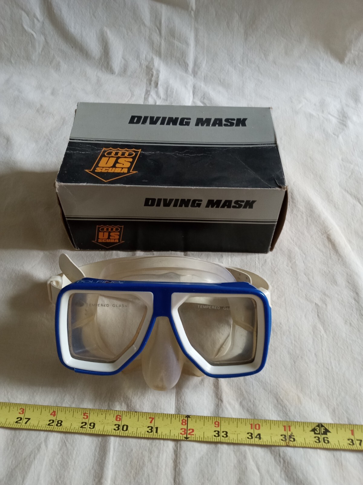 Dolfino Dive Mask w/ tempered glass & box. | eBay