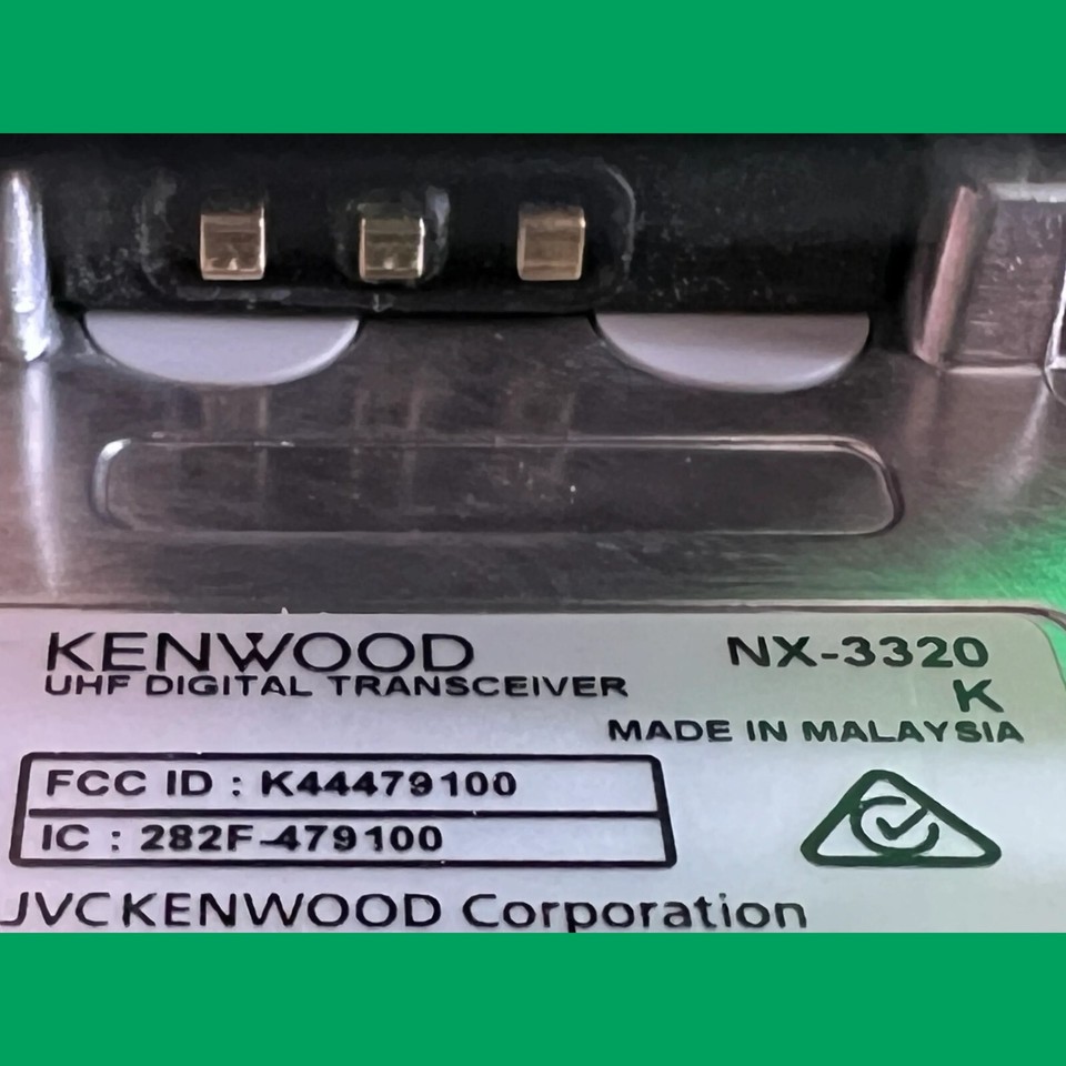 Kenwood NX-3320-K / NX 3320 Two Way Radio / NexEdge / Digital / 400-520 ...
