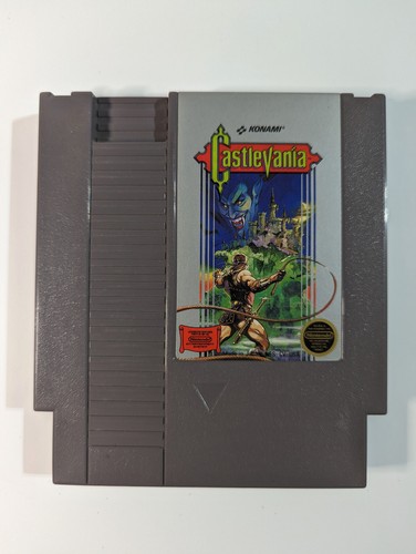 Castlevania (Nintendo Entertainment System, NES, 1987) game cartridge ...
