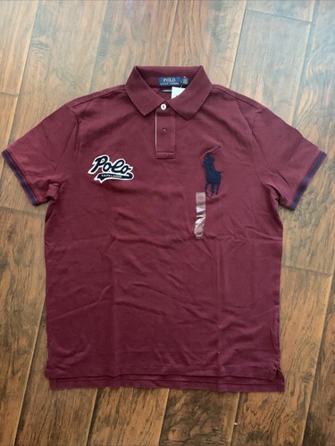 Polo Ralph Lauren Custom Slim Fit Big Pony Polo Shirt w/ Cursive Polo ...