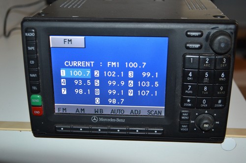 2000 MERCEDES ML320 W163 RADIO CASSETTE PLAYER TAPE 1638200486 RA4910 ...