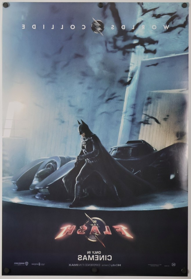 Flash Worlds Collide - original DS movie poster 27x40 D/S 2023 INTL ...