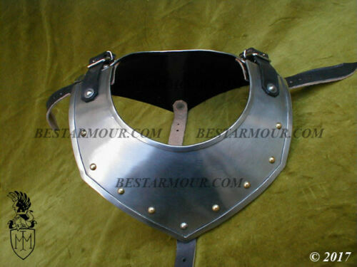 Medieval Neck Guard Knight Gorget Iron Gorget Gothic Armor Sca Larp ...
